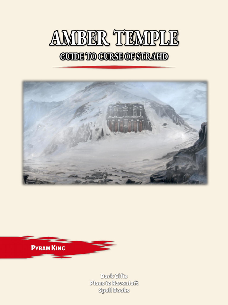 CoS Guide To The Amber Temple - Pyram King | PDF