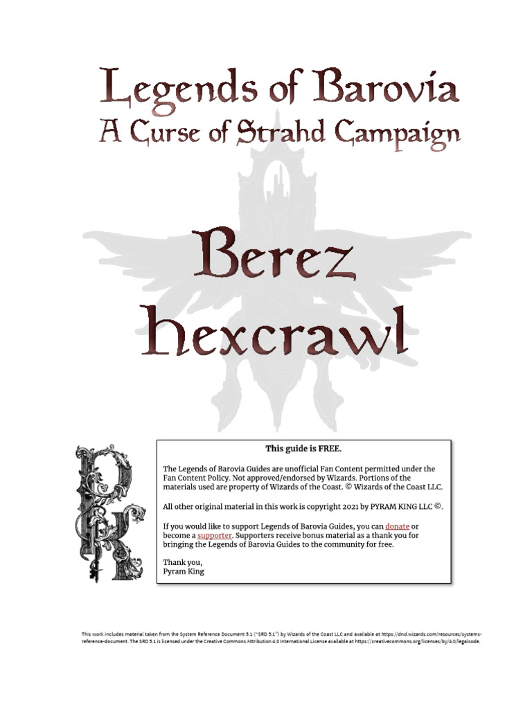 Hexcrawl Guide: Ruins of Berez | PDF | Spider Web | Spider