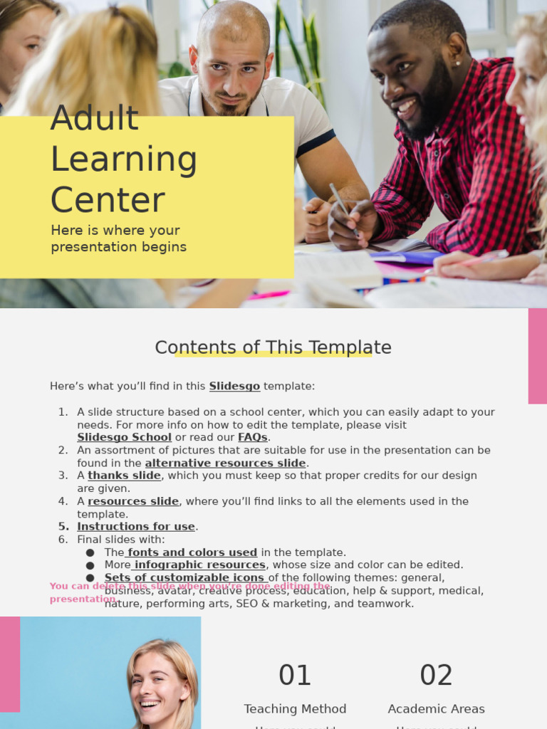 Adult Learning Center by Slidesgo | PDF | Planets | Planets In Astrology