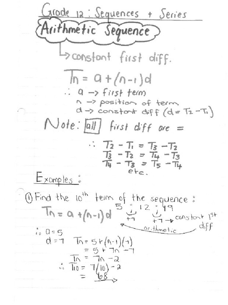 12 ArithGeo Seq Ser | PDF