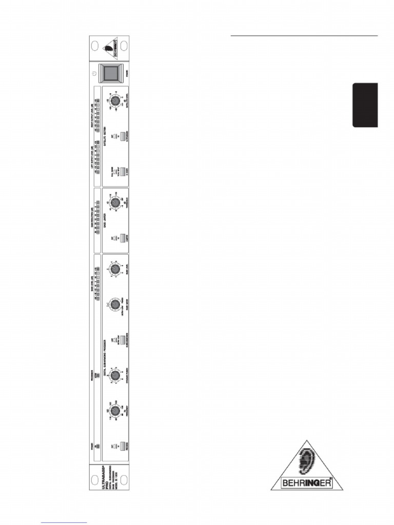 Behringer Ex1200 | PDF | Alto-falante | Frequência