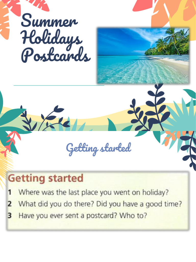 Summer Holidays | PDF
