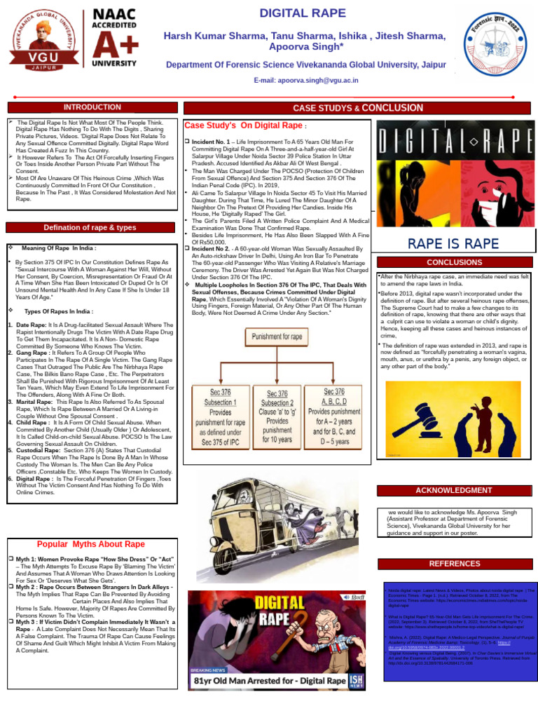 digital rape poster | PDF | Rape | Sexual Assault