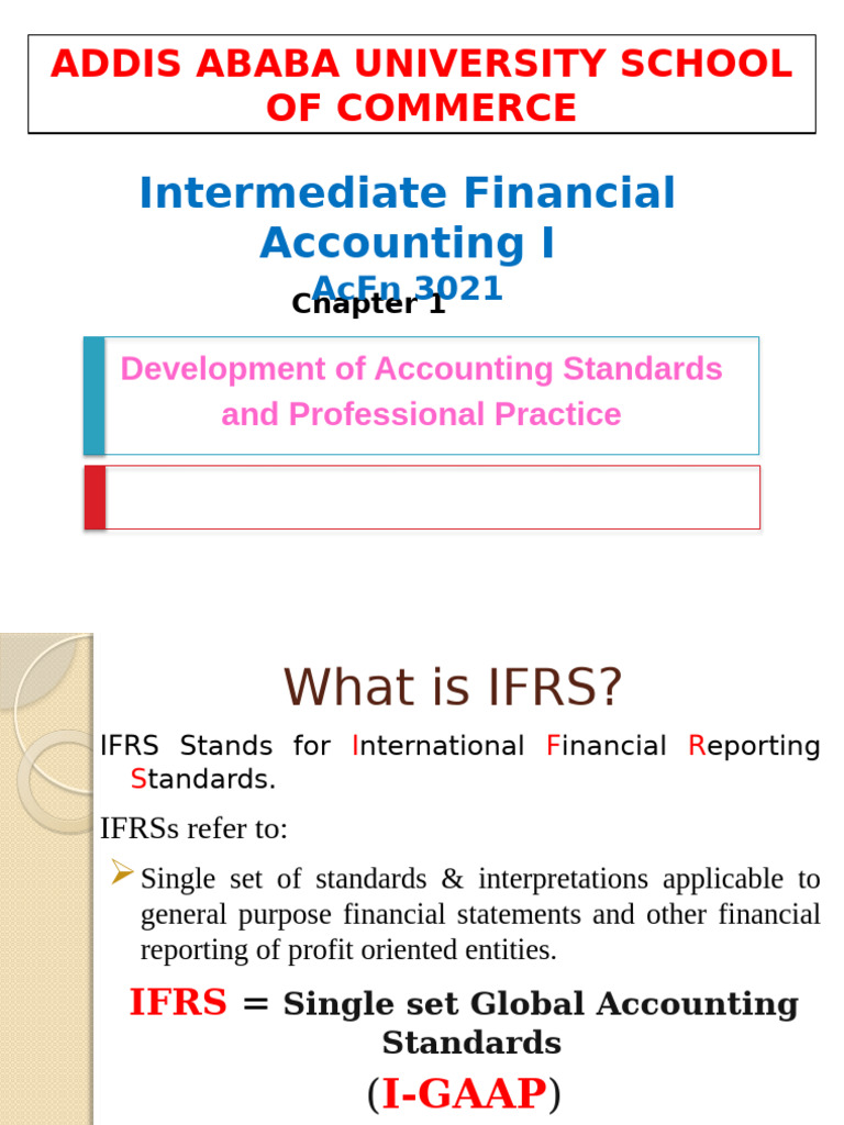 Intermediate Financial Accounting Overview | PDF | Fair Value ...
