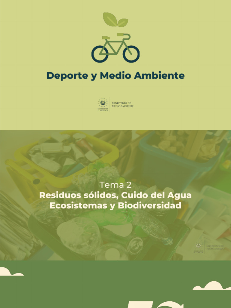 TEMA 2 - Residuos Sólidos, Cuido Del Agua, Ecosistemas y Biodiversidad | PDF | Residuos | Agua
