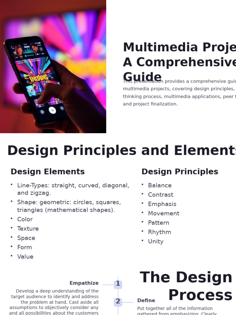Multimedia Project A Comprehensive Guide Pdf Multimedia Human