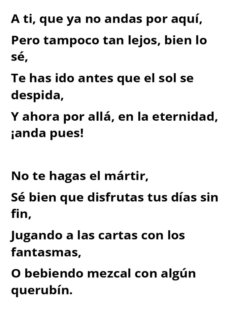 Claro, Aquí Tienes Una Composición para El Día de Los Muertos Con Un ...
