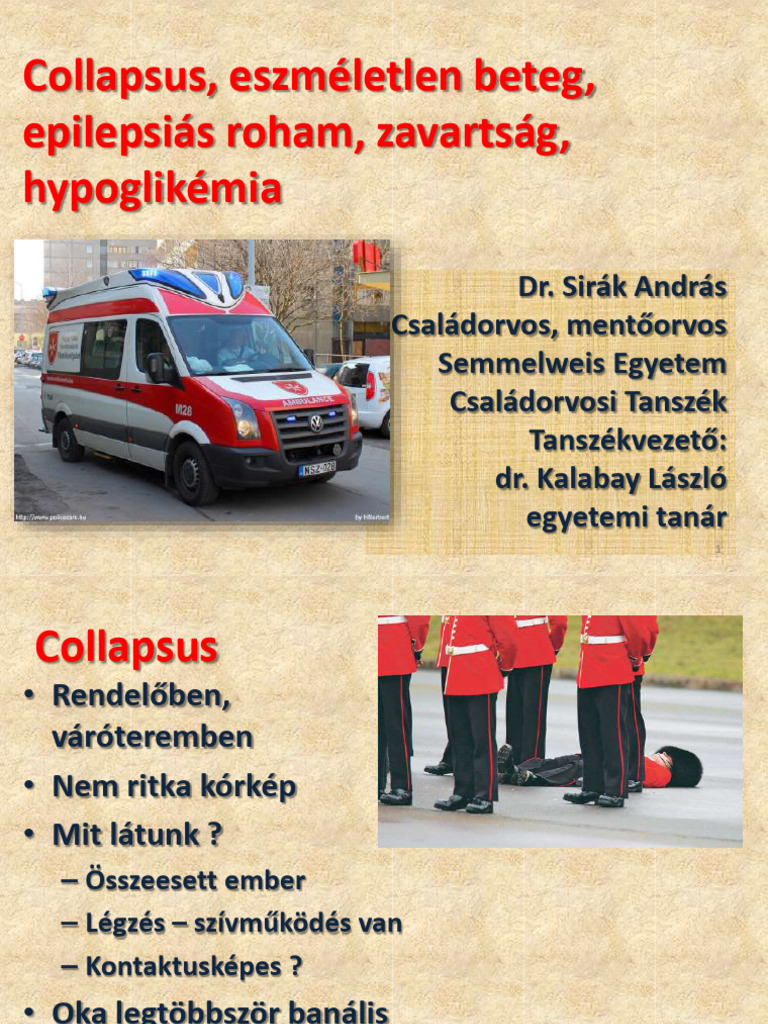 Collapsus Eszméletlen | PDF