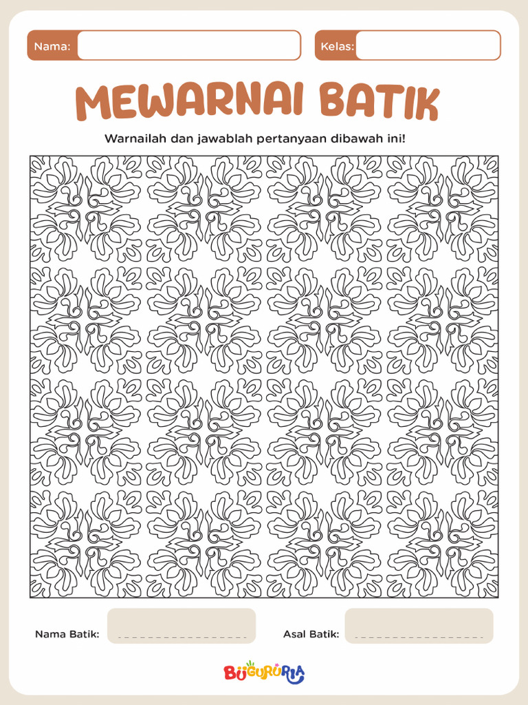 Mewarnai Batik Riau | PDF