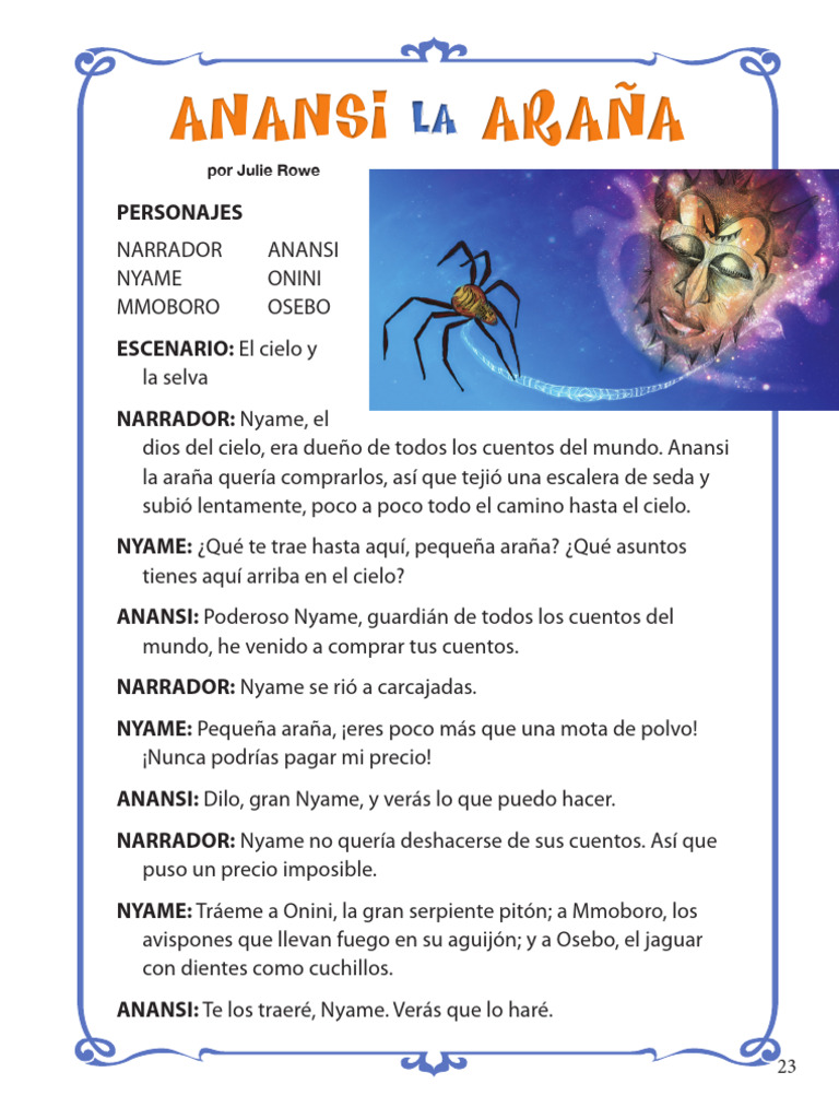 Anansi La Araña | PDF