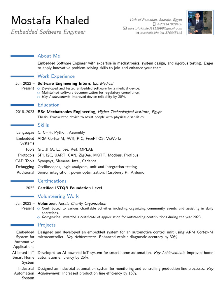 Mostafa | PDF | Embedded System | Internet Of Things