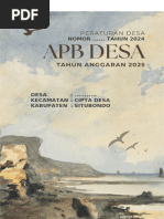 Contoh Draf - 2025 - Perdes Apb Desa | PDF