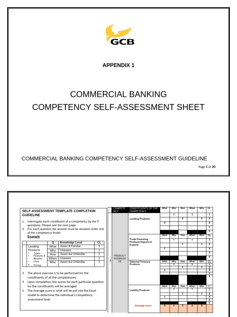 Competency Self-Assessment Sheet | PDF | Macroeconomics | Monetary Policy