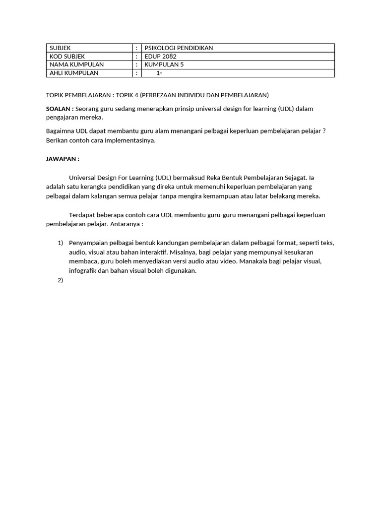 Psikologi Task | PDF