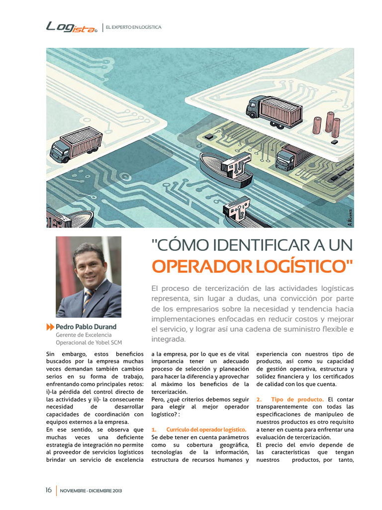 Criterios para Elegir un Operador Logístico | PDF | Logística | Business