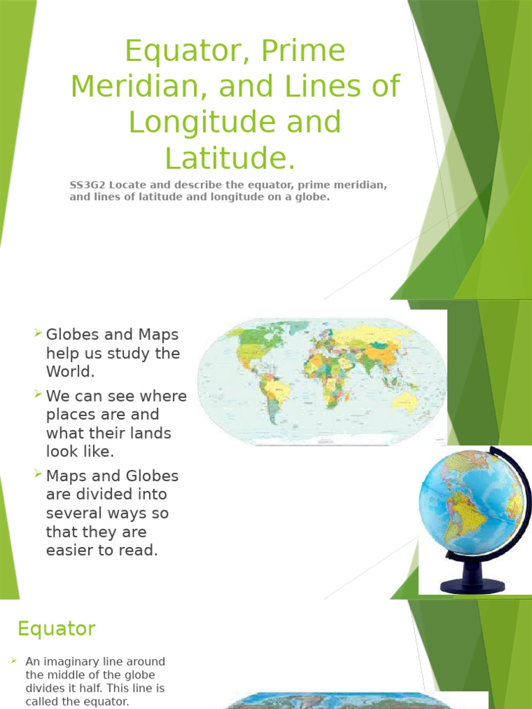 Understanding Equator and Prime Meridian | PDF