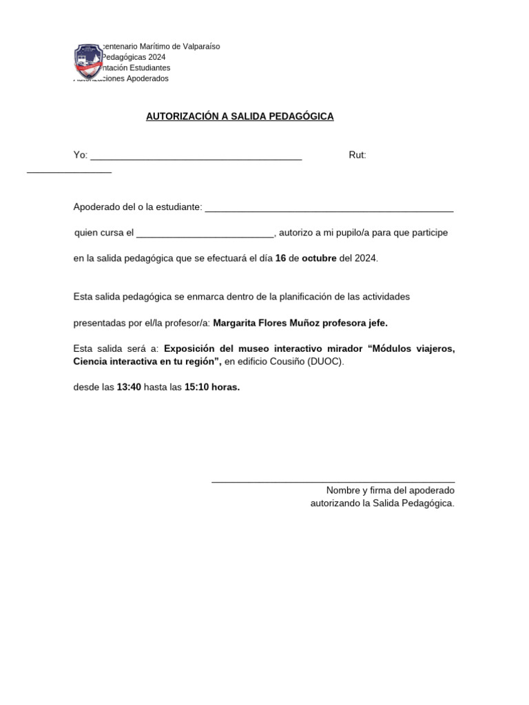 FORMATO AUTORIZACIÓN DEL APODERADO | PDF