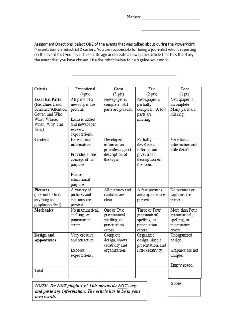 Newspaper Rubric | PDF | Newspapers | Human Communication