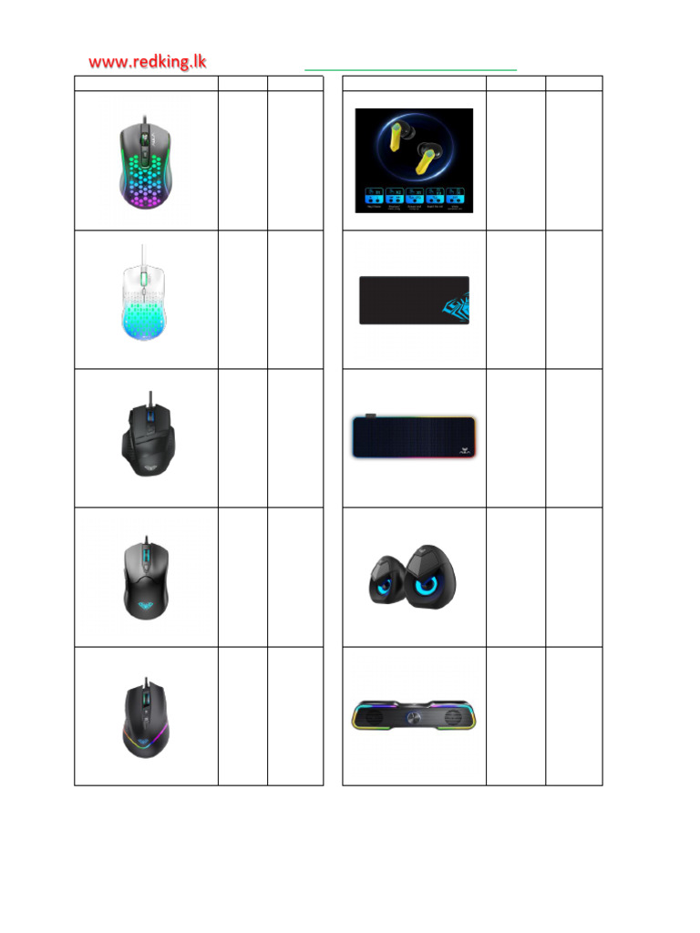 Aula Brand Price List 04 02 24 | PDF