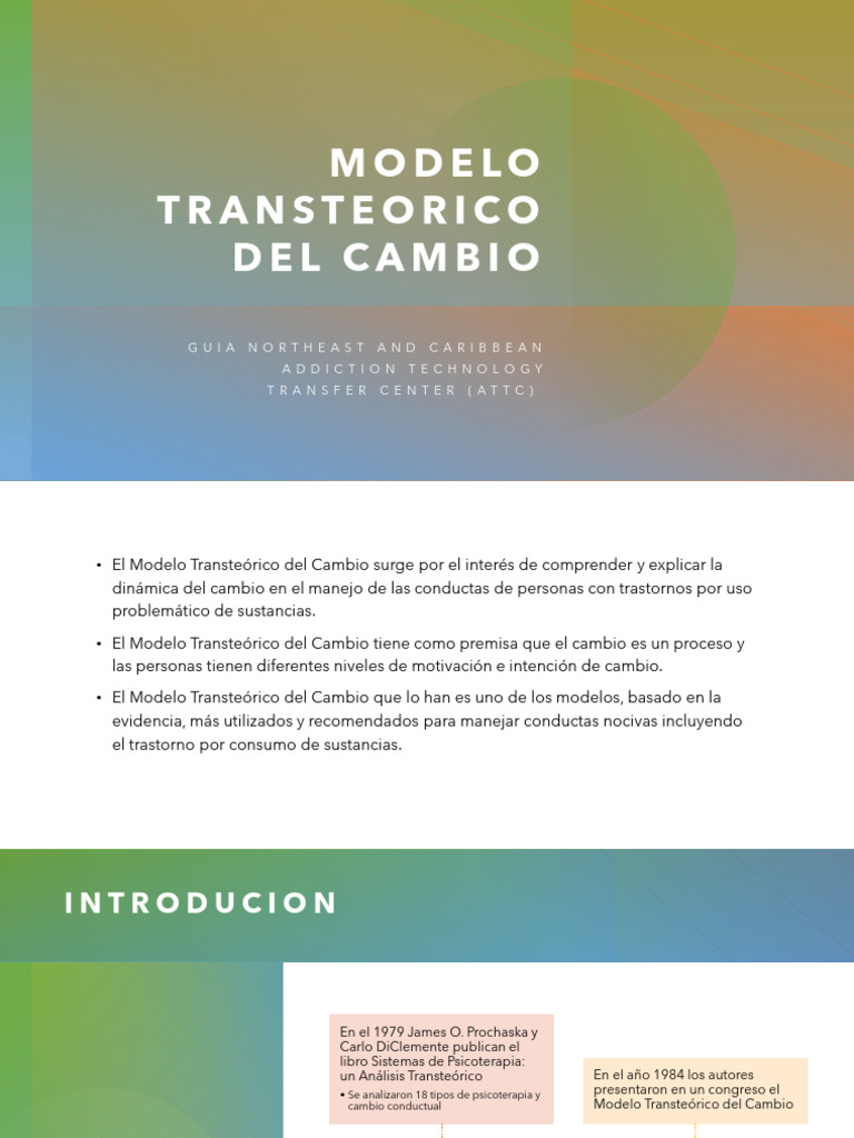 Modelo Transteorico Del Cambio | PDF | Comportamiento | Motivacional