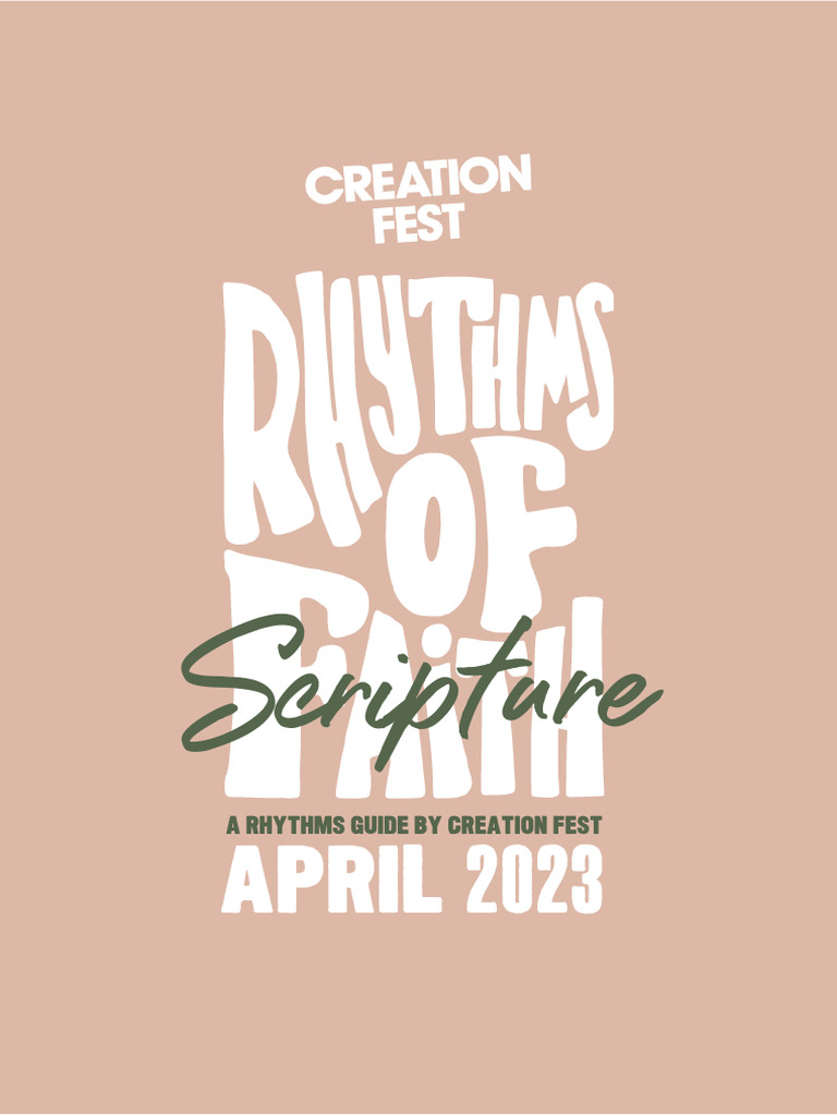 Rhythms of Faith April 2023 Guide-1 | PDF | Bible | God
