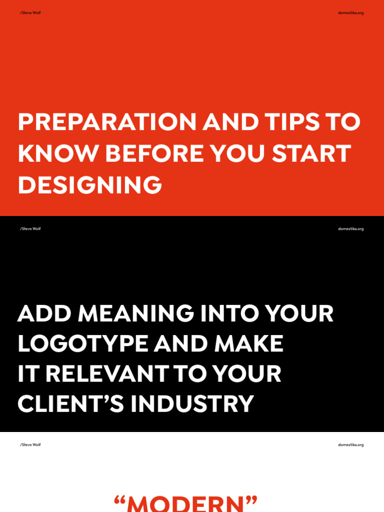 U2 - Lesson - 2 - Prep - Tips - Add Meaning Into Your Logotype | PDF | Cooking, Food & Wine ...