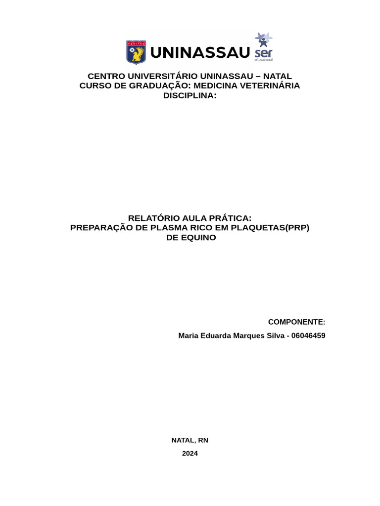 Capa para Trabalhos | PDF