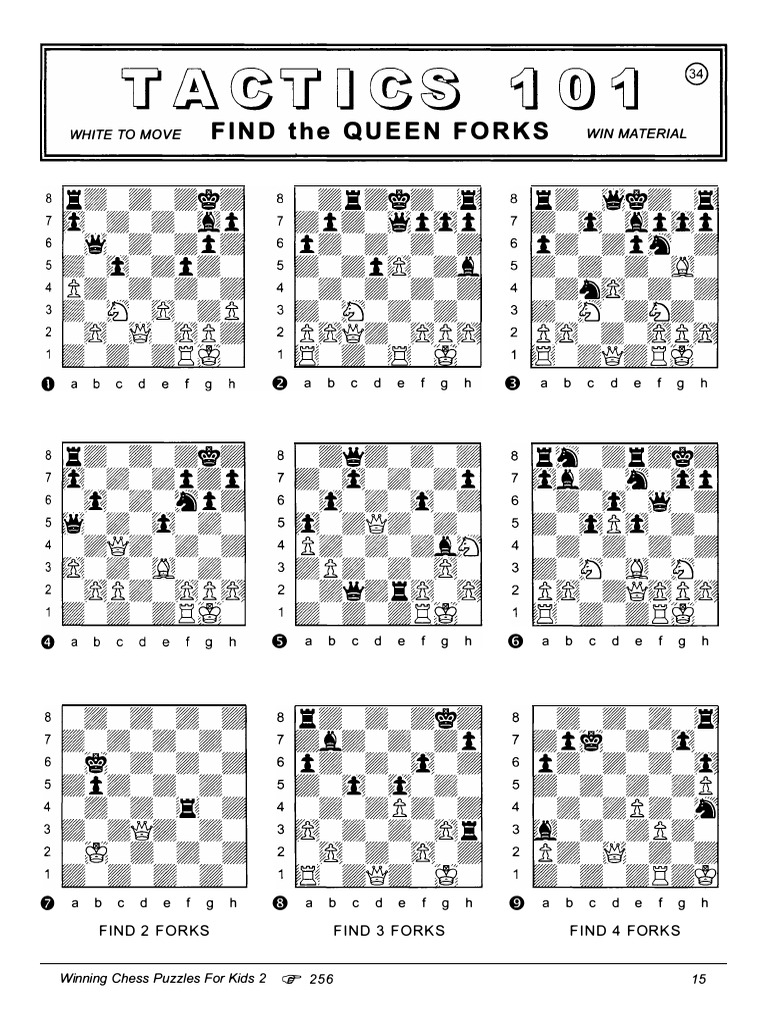 Winning Chess Puzzles For Kids Volume 2 (PDFDrive - Com) - 16-16 | PDF