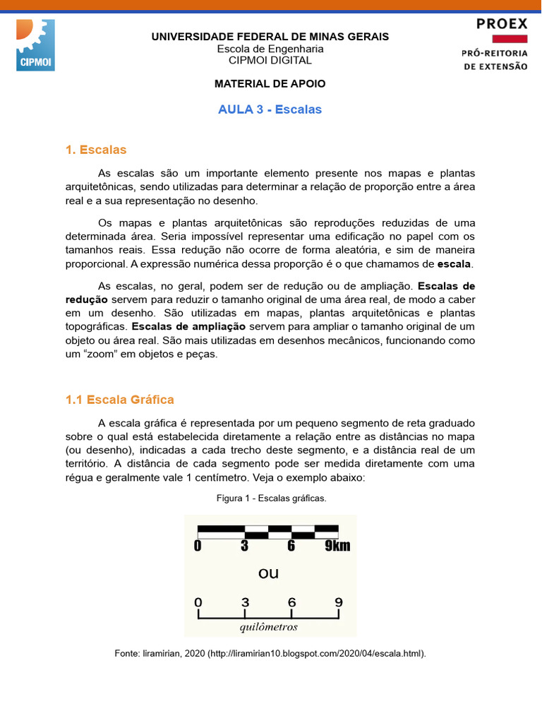 Aula 3 - MAT - Escalas | PDF | Mapa | Matemática
