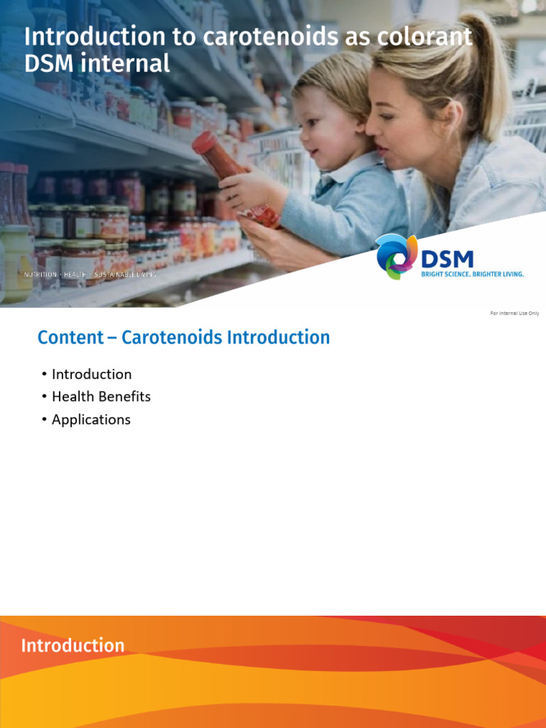 Carotenoids As Colorant Introduction | PDF | Business