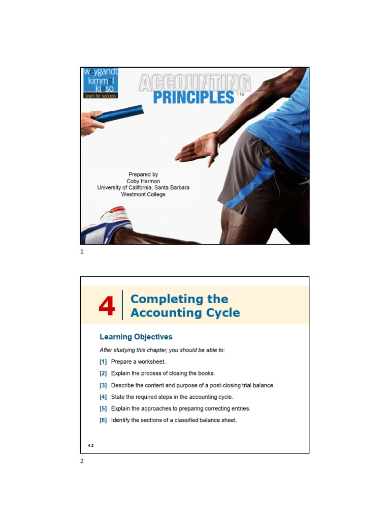 Ch04 - Completing The Accounting Cycle | PDF | Debits And Credits | Balance Sheet