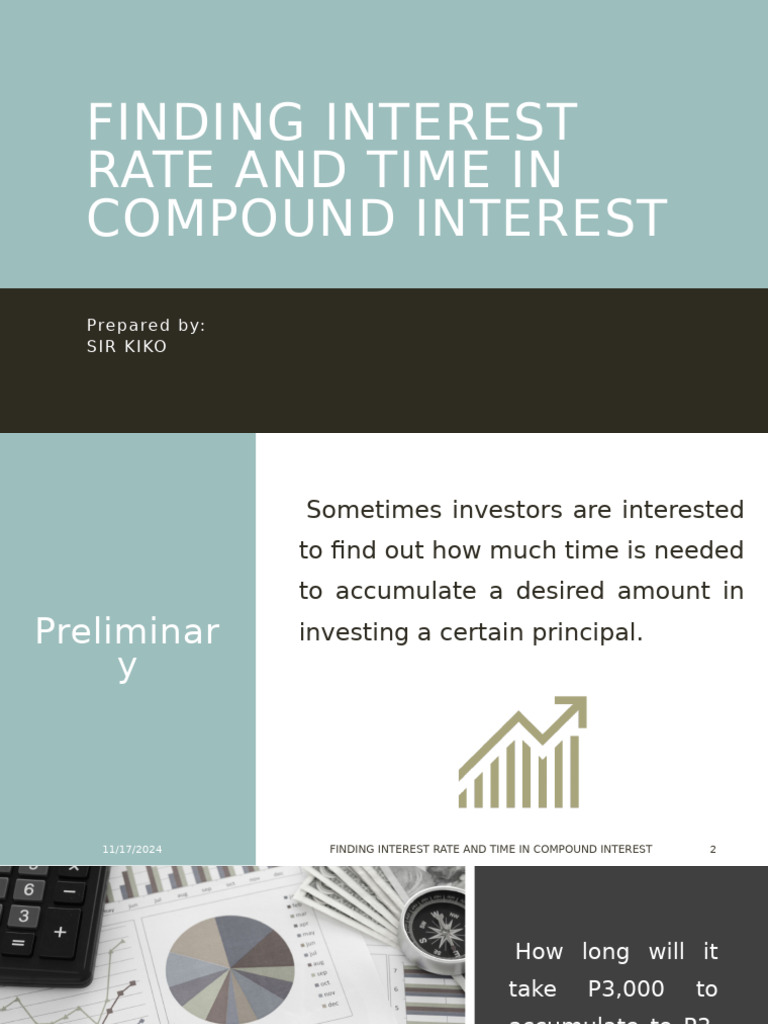 Lesson 27 Finding Interest Rate and Time | PDF | Interest | Compound ...