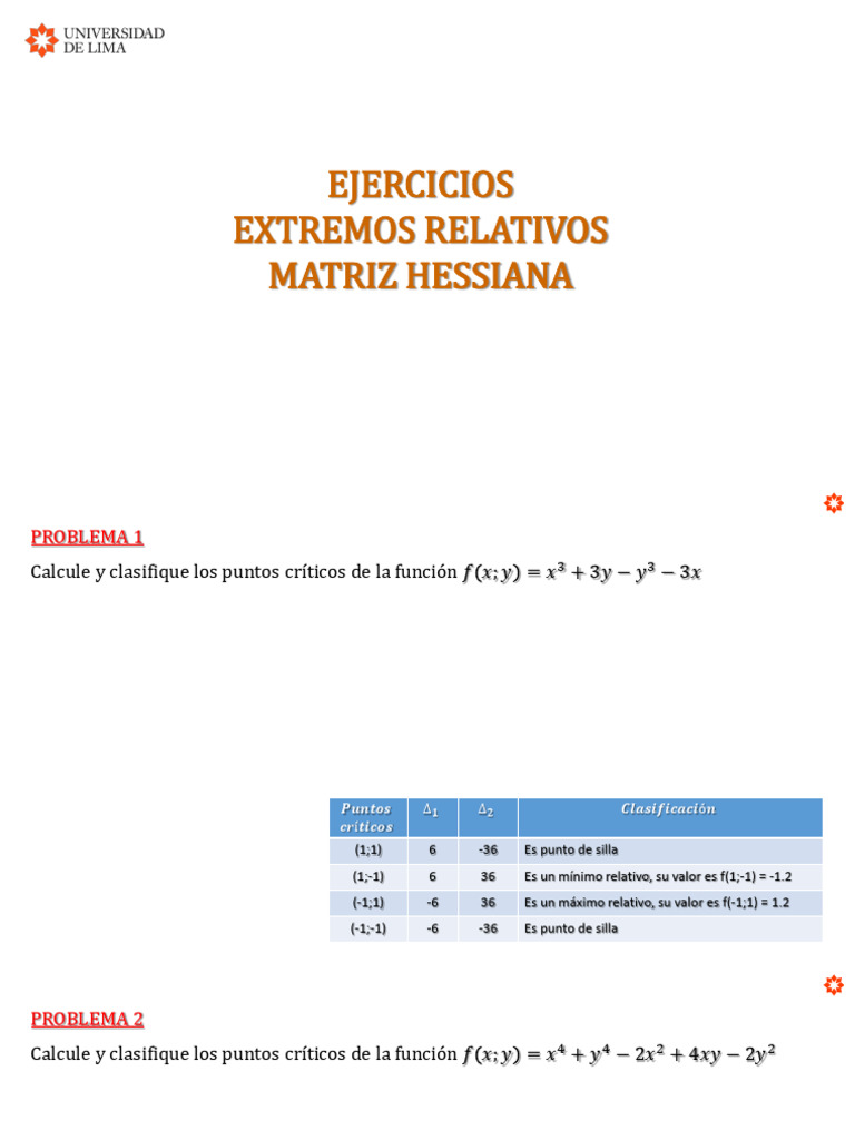 Ejercicios Semana11 | PDF | Análisis matemático | Objetos matemáticos