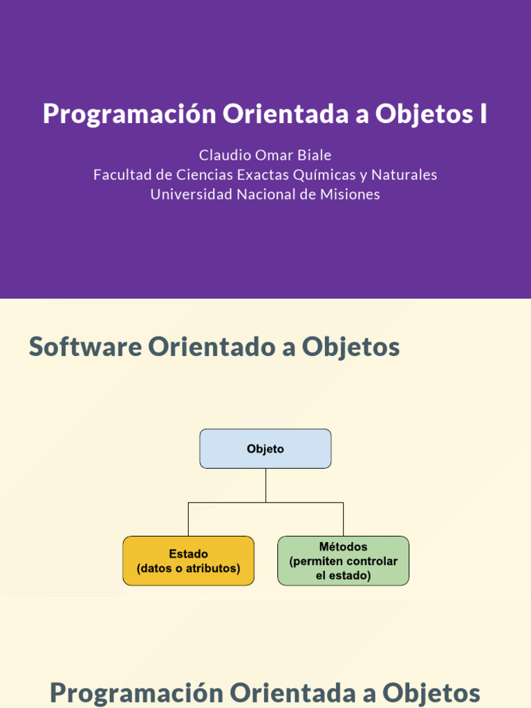 Software Orientado A Objetos - Parte 2 | PDF | Objeto (informática) | Herencia (Programación ...