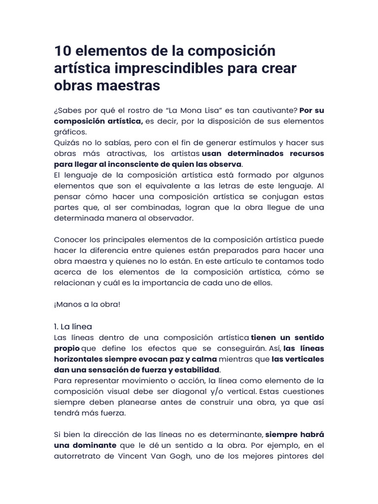 Composición | PDF | Composición (artes visuales) | Secuencia