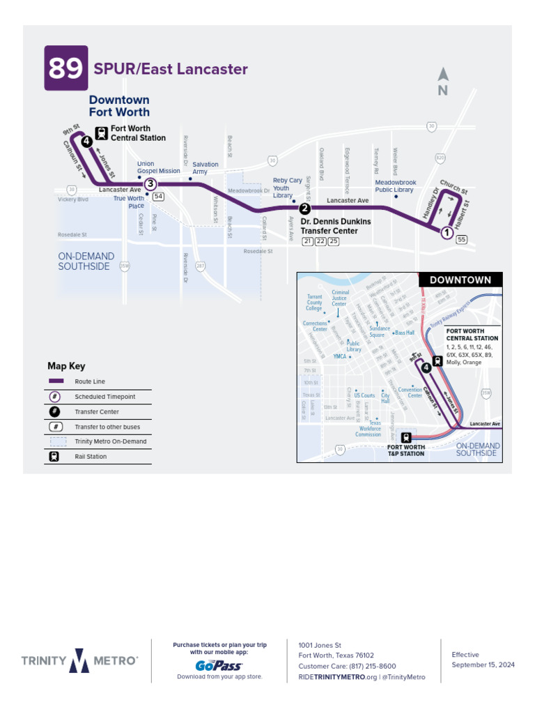 Fort Worth Bus Schedule & Tickets | PDF | Dallas–Fort Worth Metroplex ...