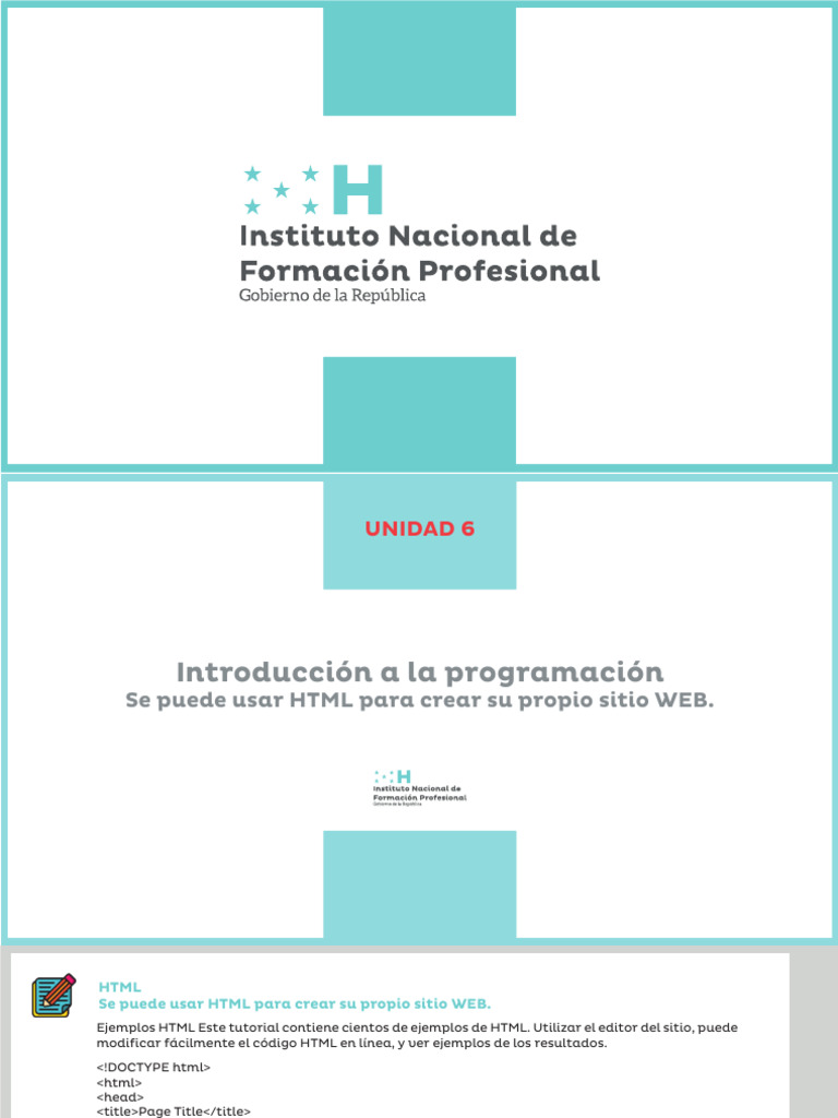 Clase 6 - Se Puede Usar HTML para Crear Su Propio Sitio WEB. | PDF | HTML | Hipervínculo