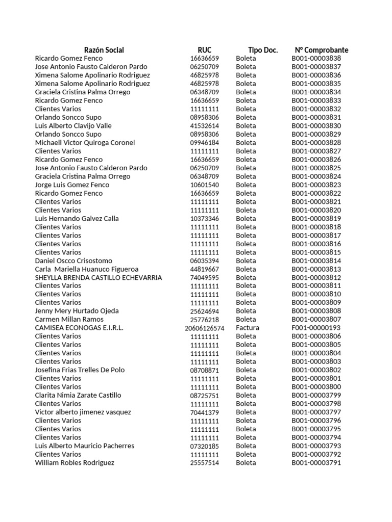 Client Invoices and Receipts Summary | PDF