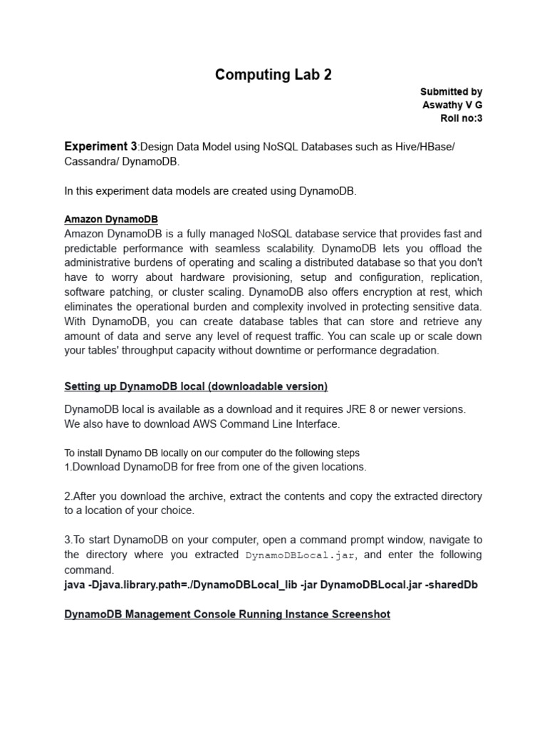 Exp2 - Computing Lab - BookReview - Rollno - 3 | PDF | Database Index | Software Engineering