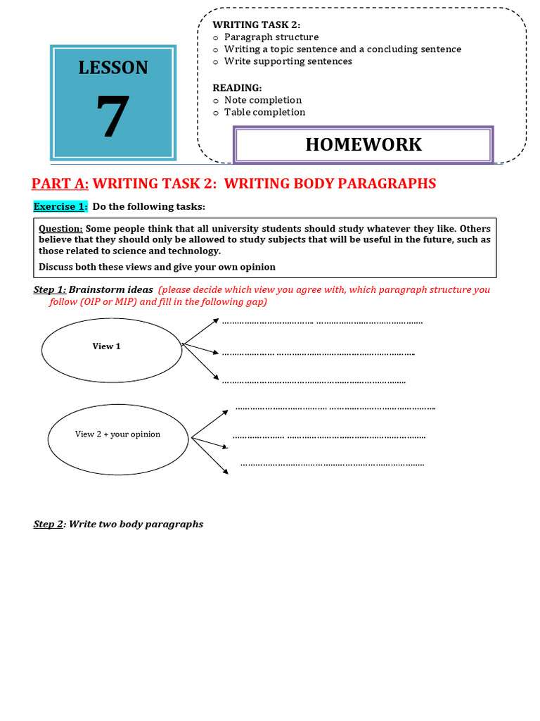 Lesson 7 - Homework | PDF