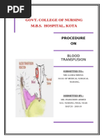 Emergency Blood Request Form | PDF | Blood Transfusion | Blood Type