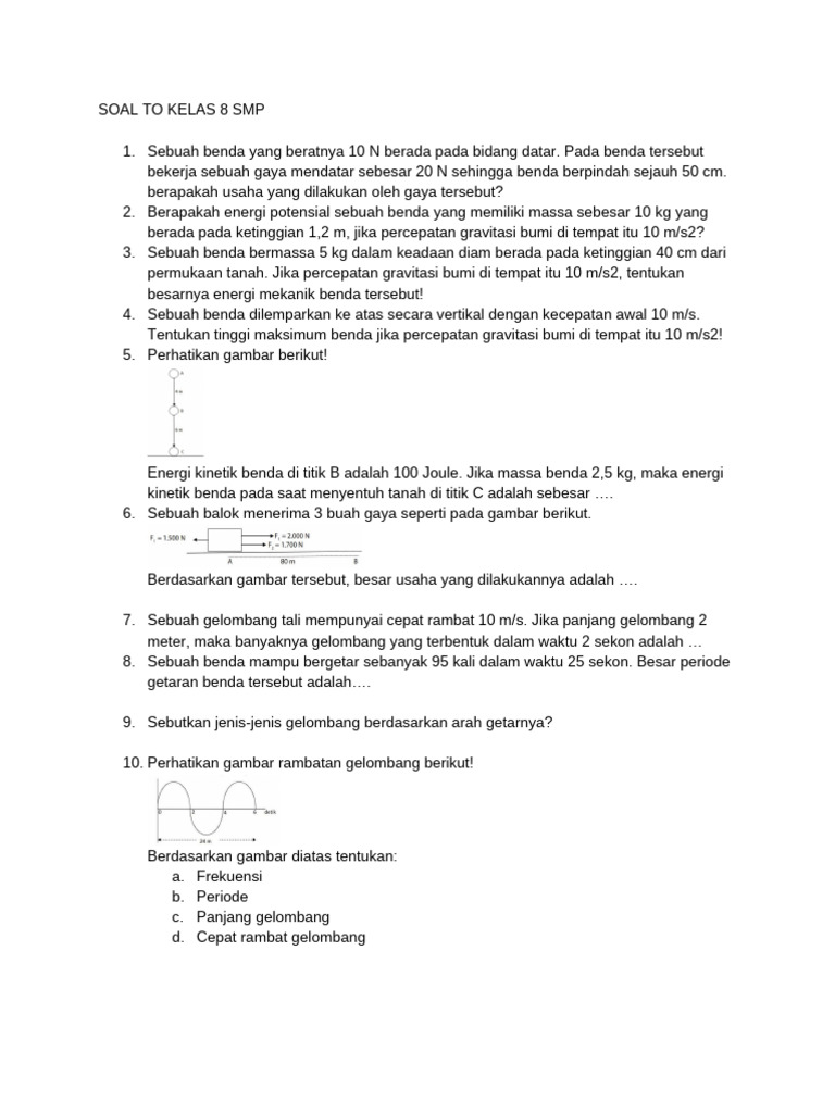 Soal To Kelas 8 SMP SMT2 | PDF | Ilmu Sosial | Sains & Matematika