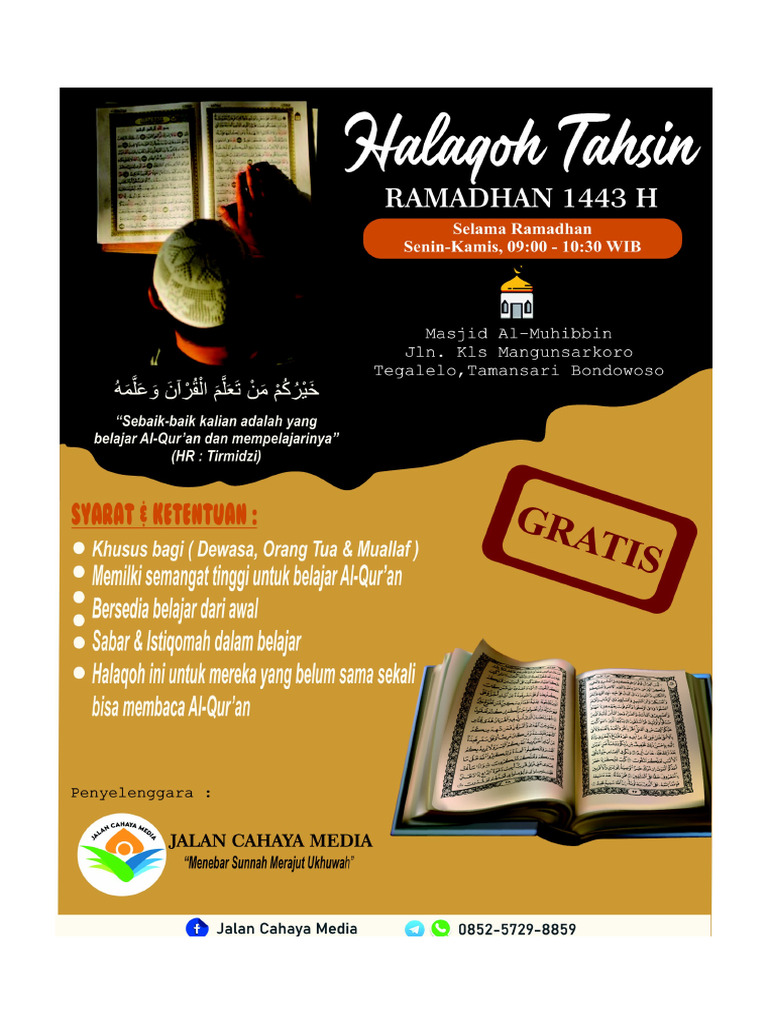Brosur Halaqoh | PDF