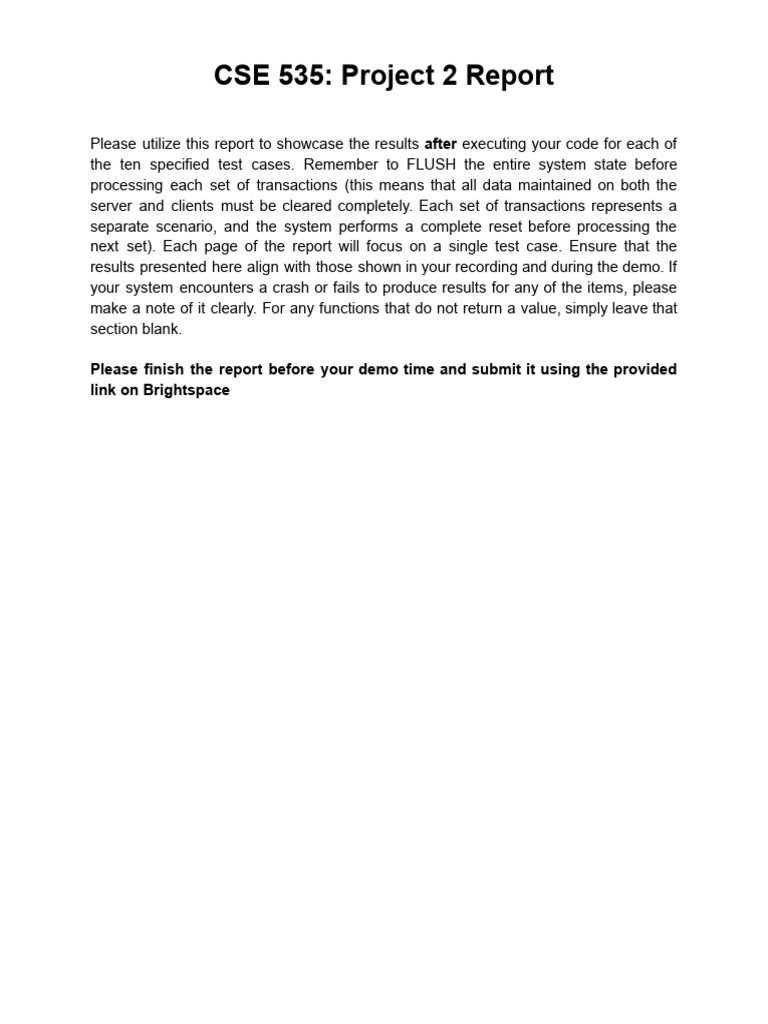 CSE535-F24-Project 2 Report | PDF | Computing