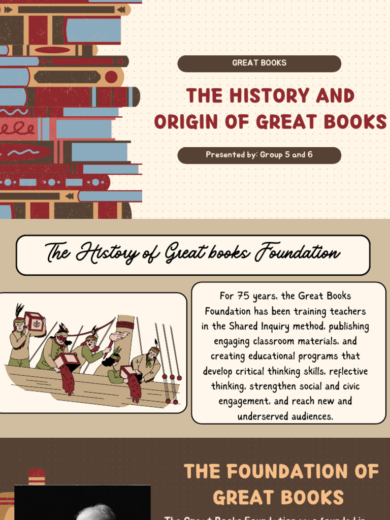 History of Great Books | PDF | Inquiry Based Learning | Education Theory