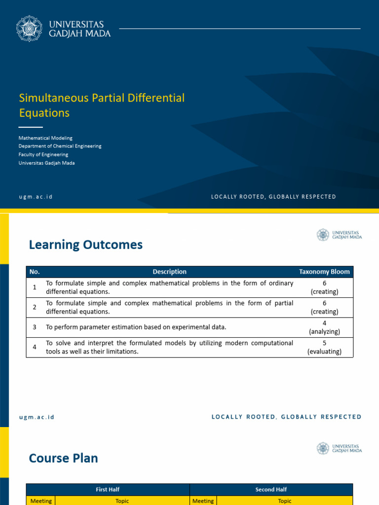 10 Simultaneous Partial Differential Equations | PDF | Differential Equations | Equations