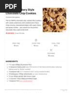 Vintage Chocolate Chip Cookies Recipe BBC Good Food | PDF | Baking | Foods