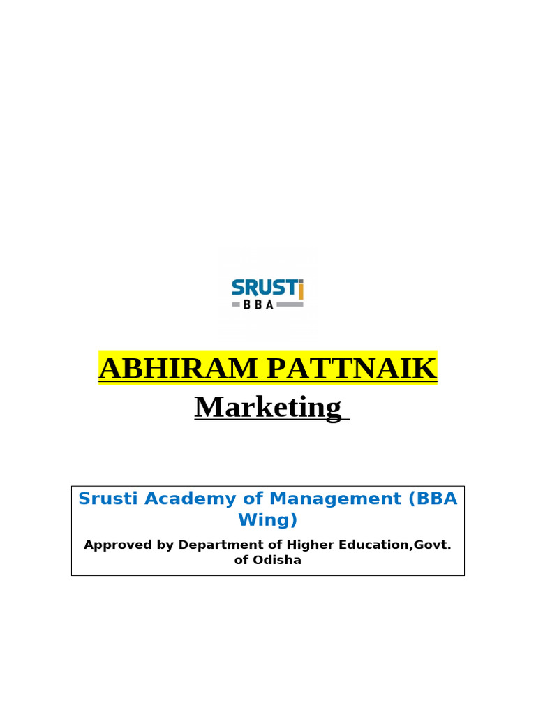 Abhiram BBA 2024 MARKETING | PDF | Career & Growth | Finance & Money Management