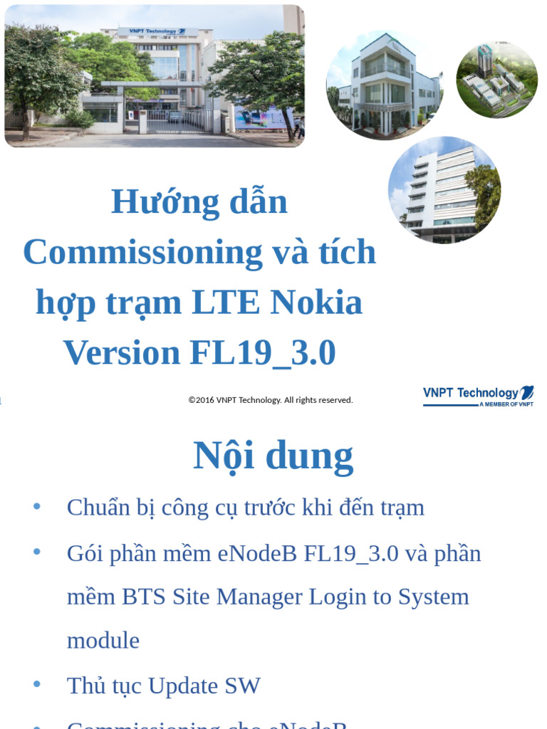 Hướng dẫn Commissioning và Integration trạm eNodeB FL19 - 3.0 | PDF