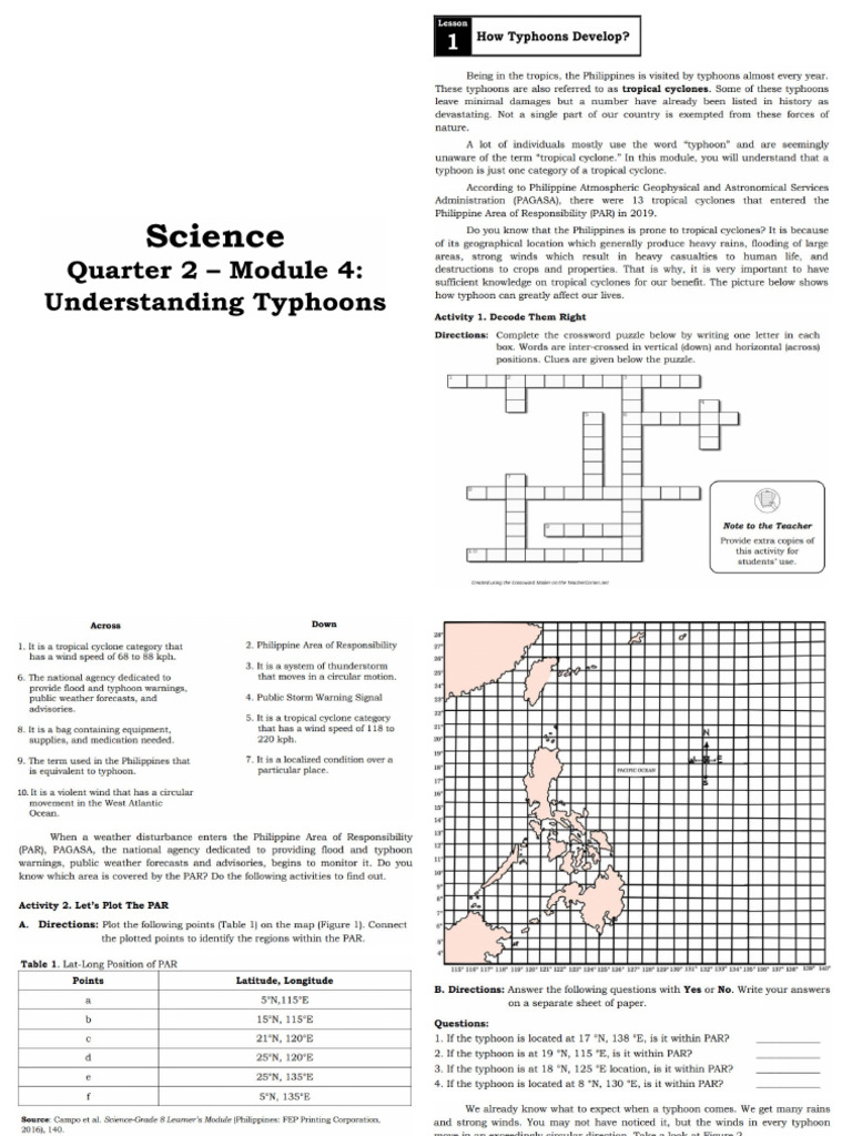 Science 8-Week 4 | PDF